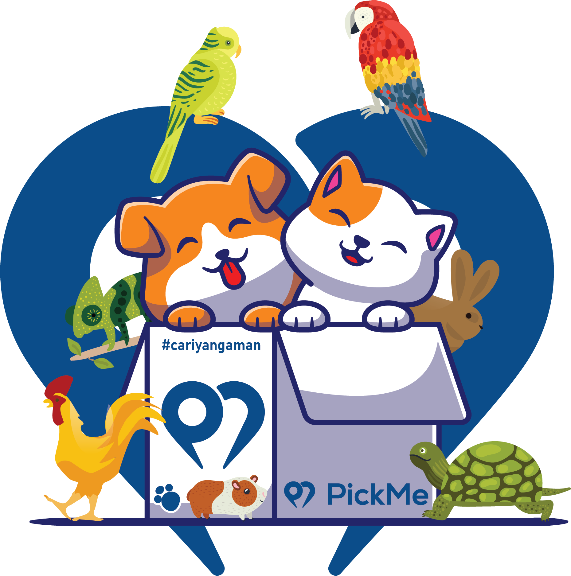 Pickme Pets | Layanan Antar Jemput He